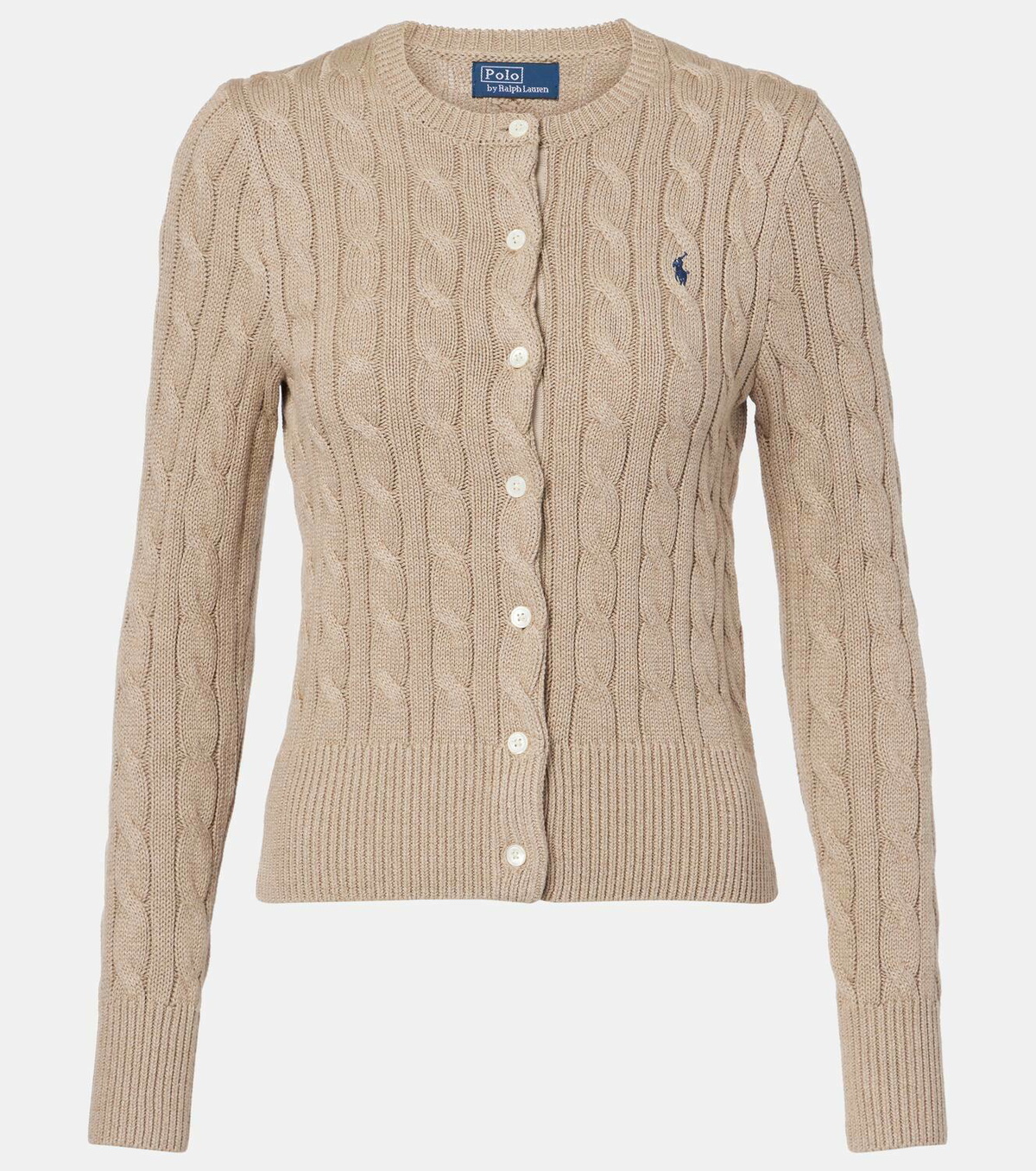 Polo Ralph Lauren Cable-knit cotton cardigan Polo Ralph Lauren