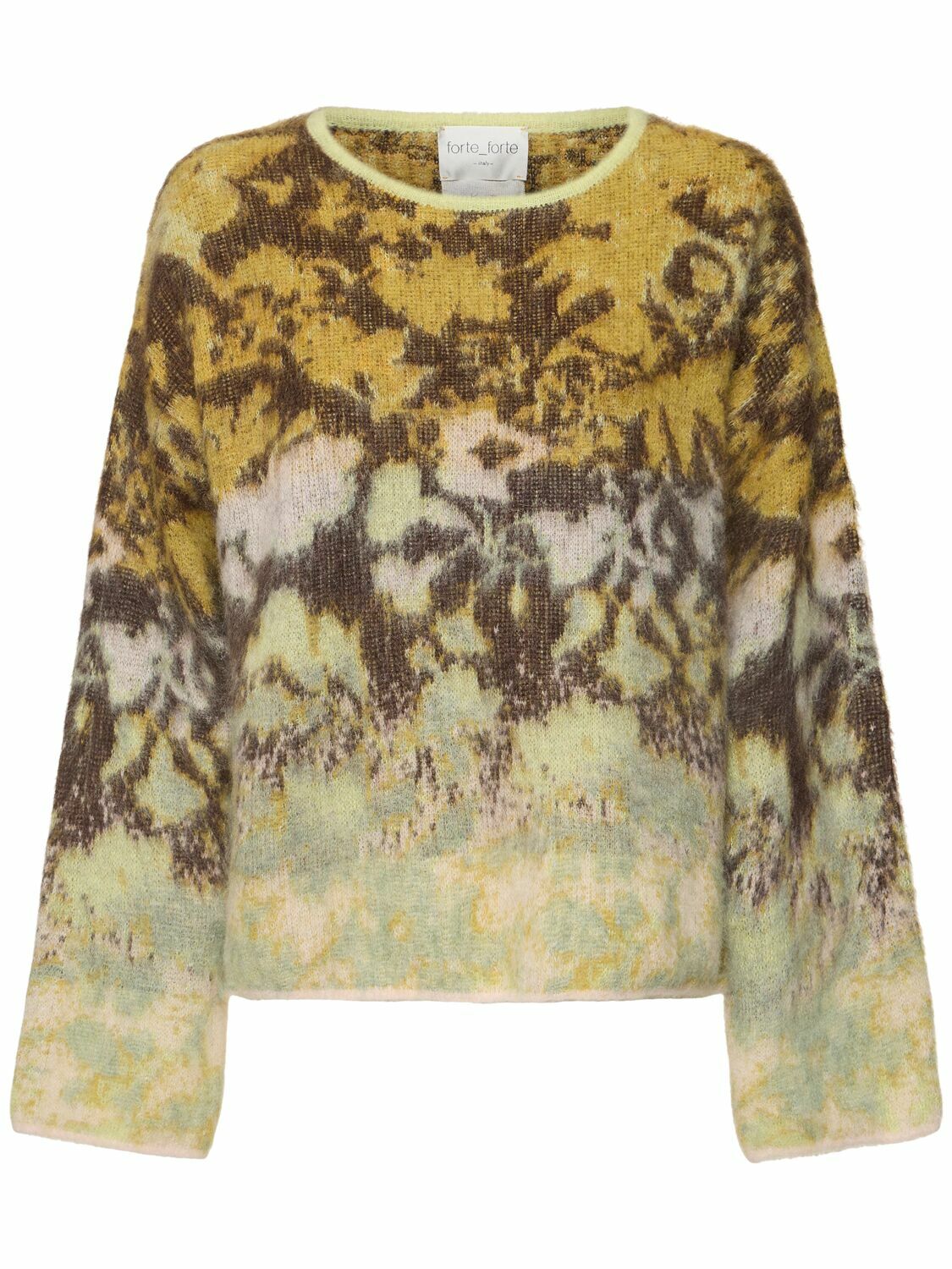 FORTE_FORTE Bloom Mist Alpaca Blend Sweater Forte Forte