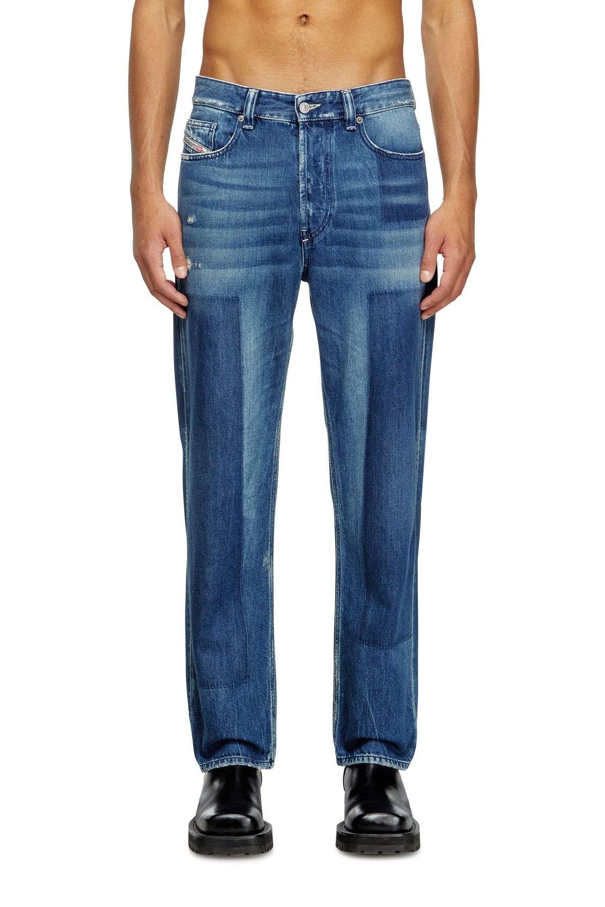 Diesel Regular Jeans - 2024 D-Macs - Jeans Mens in Blue Diesel