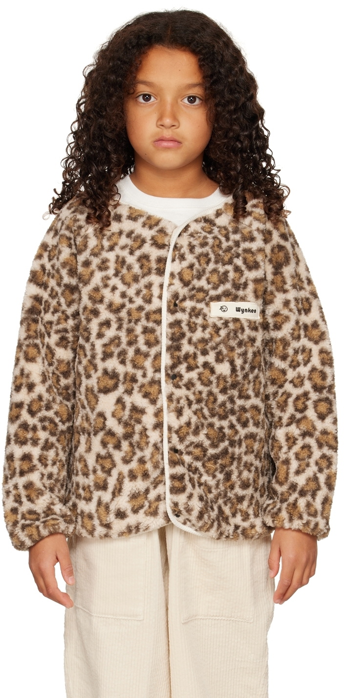 Wynken Kids Brown Daily Long Bomber Jacket Wynken