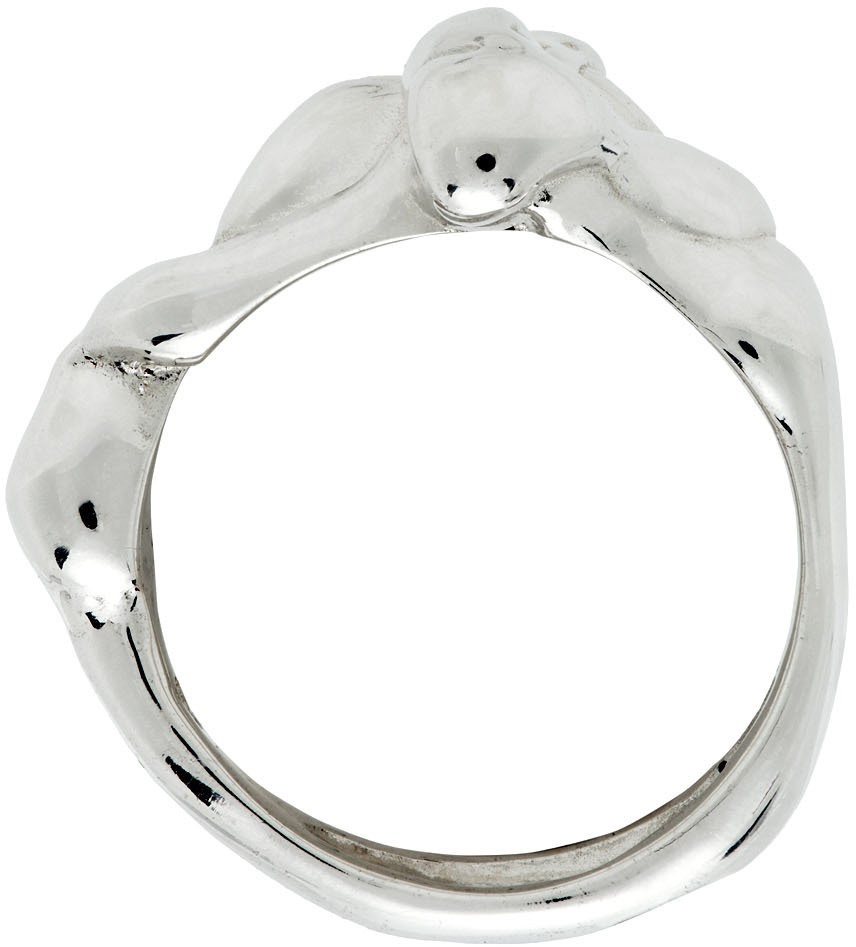 Faris Silver Lava Ring Faris