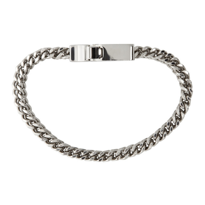 1017 ALYX 9SM Silver Mini Cubix Chain Bracelet 1017 ALYX 9SM