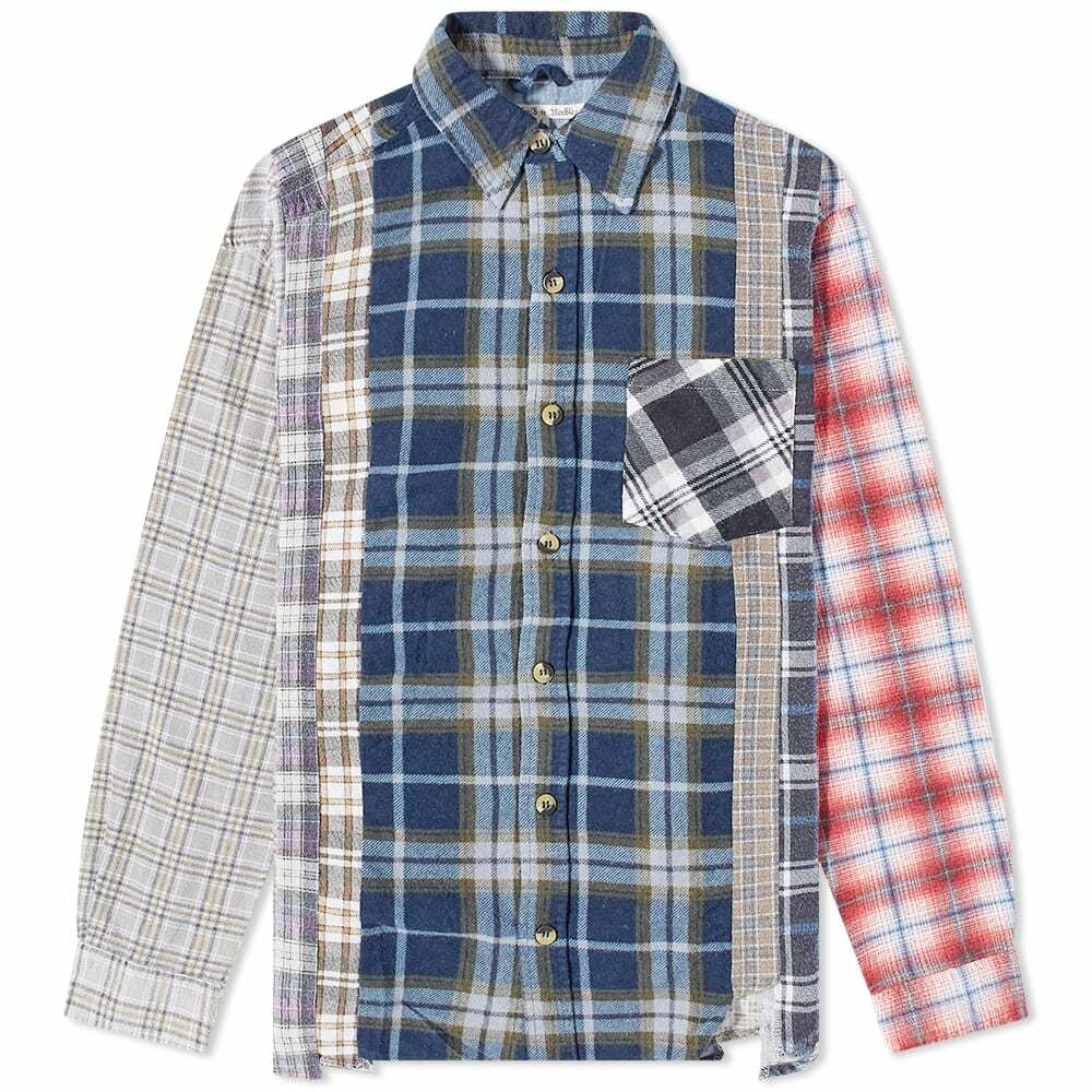 Needles Men's 7 Cuts Flannel Shirt in Assorted Needles