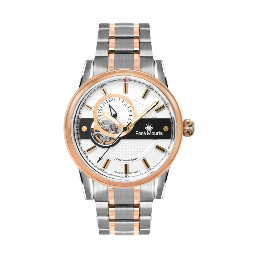 Rene Mouris Orion Automatic White Dial Mens Watch 70102RM3 Rene Mouris