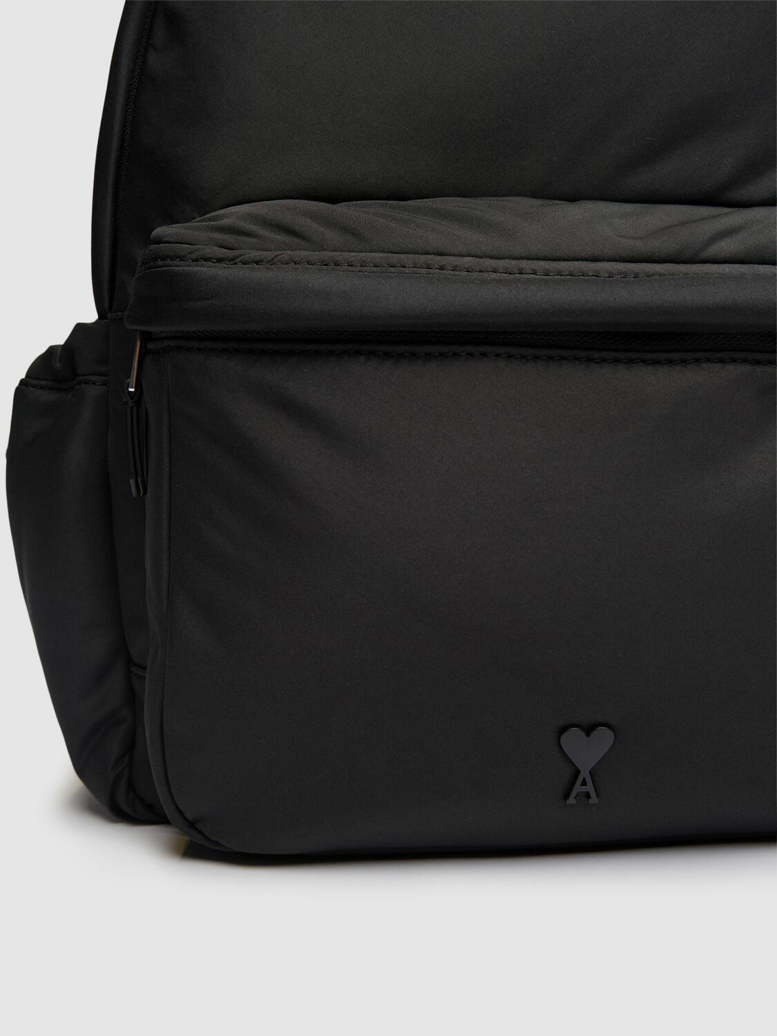 AMI PARIS Padded Nylon Canvas Backpack AMI