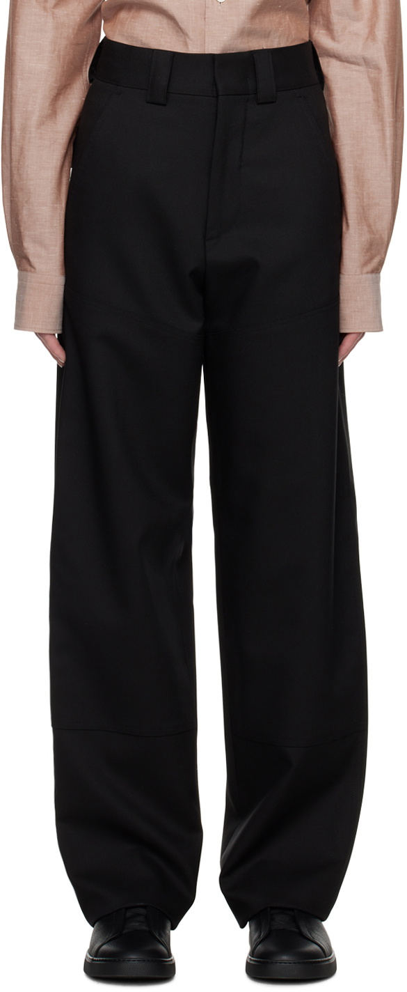 ZEGNA Black Workwear Trousers Zegna