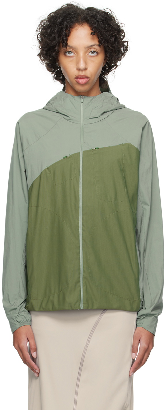 POST ARCHIVE FACTION (PAF) Green Paneled Jacket Post Archive Faction