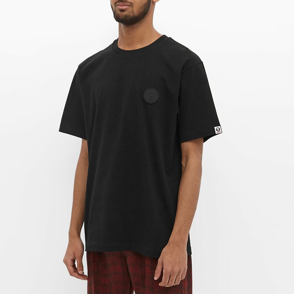 Men's AAPE One Point T-Shirt in Black AAPE by A Bathing Ape