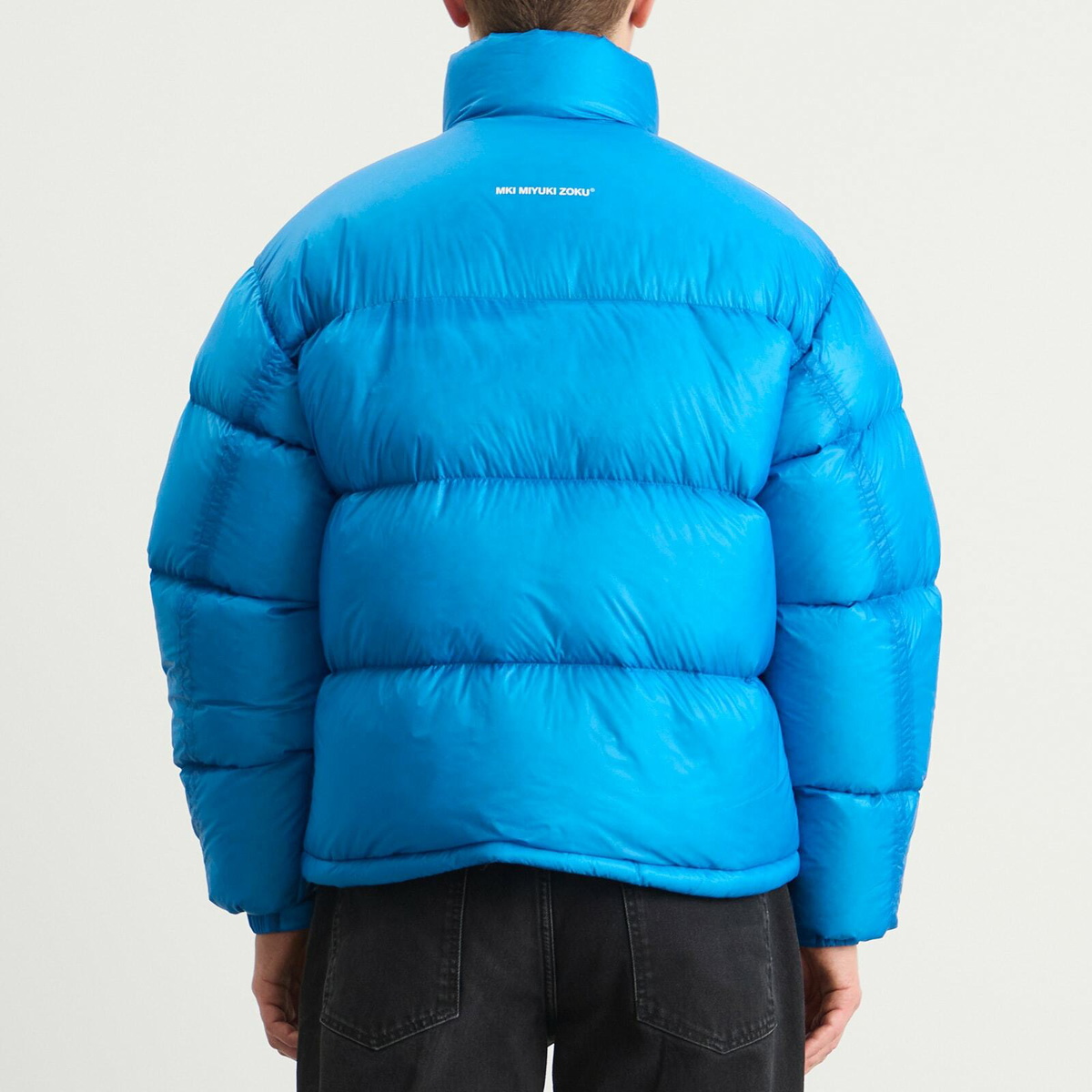 MKI Men's Translucent Funnel Neck Bubble Jacket Presented By END. in ...