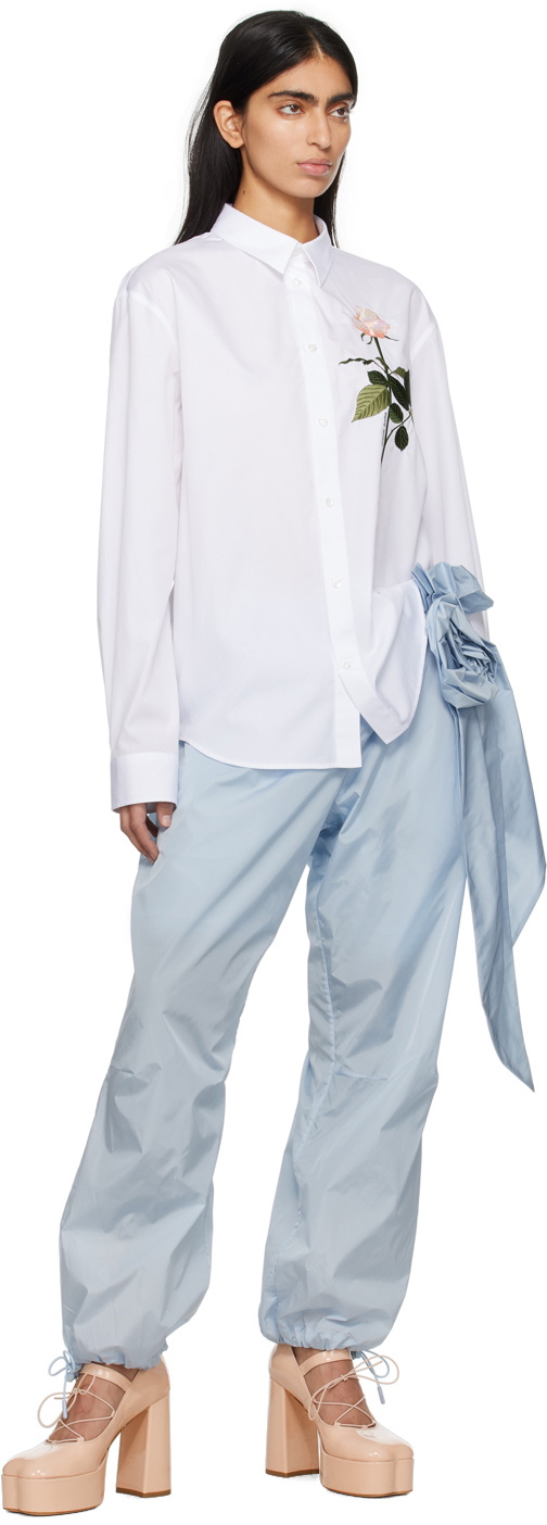 Simone Rocha White Embroidered Shirt Simone Rocha