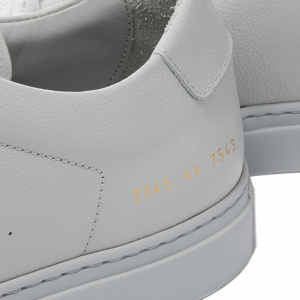 Common Projects Men's Bball Low Bumpy Sneakers in Grey Common Projects