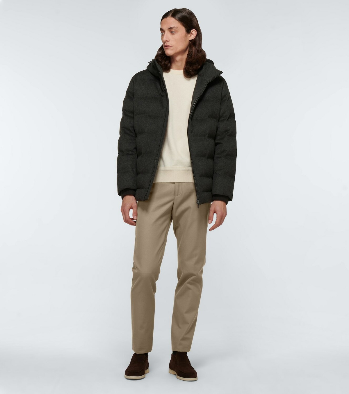 Loro Piana Fillmore cashmere padded jacket Loro Piana