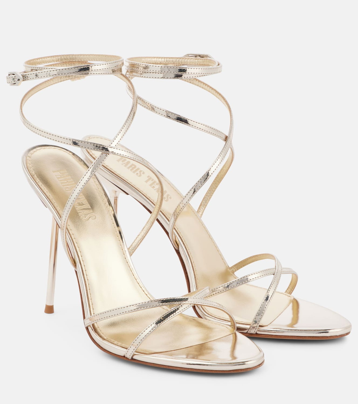 Paris Texas Liz 105 mirrored leather sandals Paris Texas