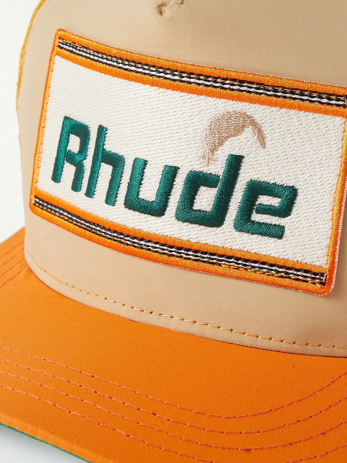 Rhude - Logo-Appliquéd Shell Trucker Cap Rhude