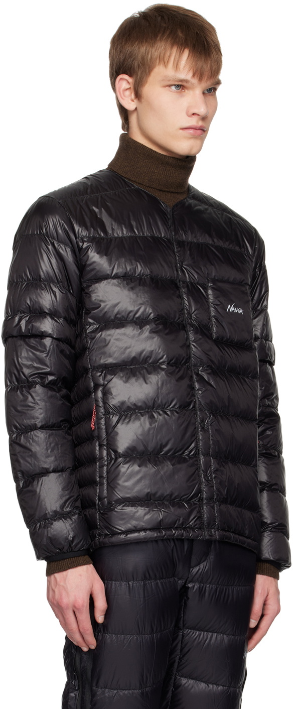 NANGA Black Inner Down Cardigan Nanga