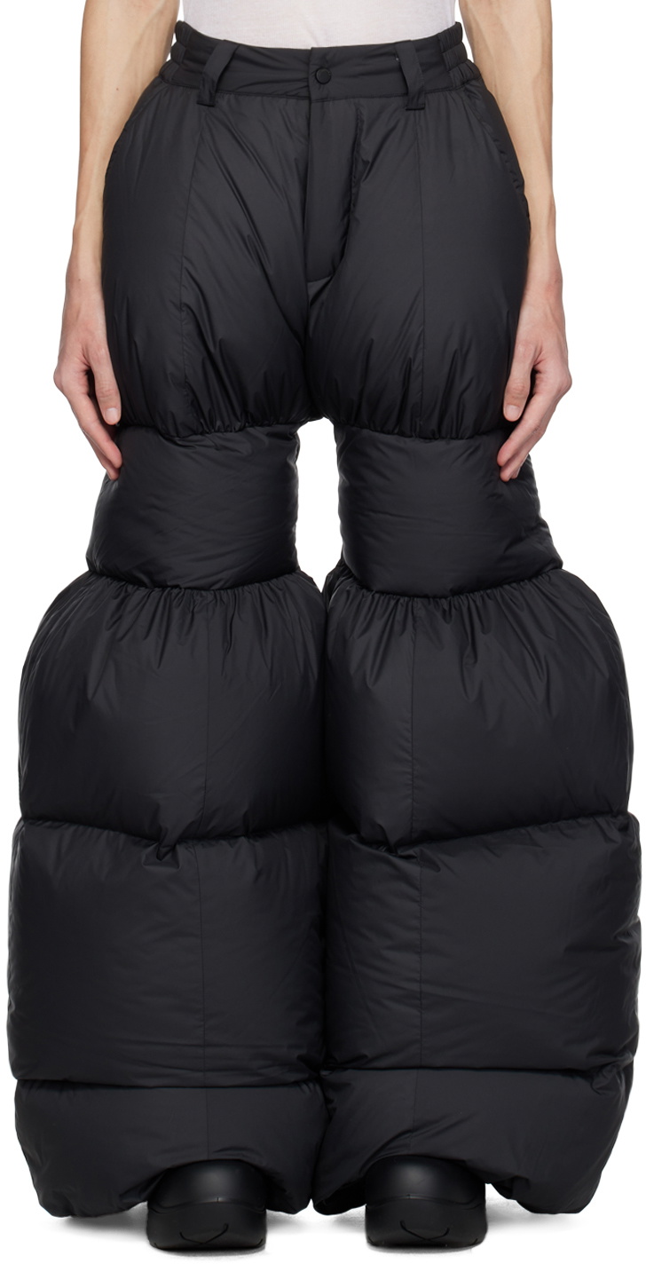 Chen Peng Black Pod Down Trousers Chen Peng