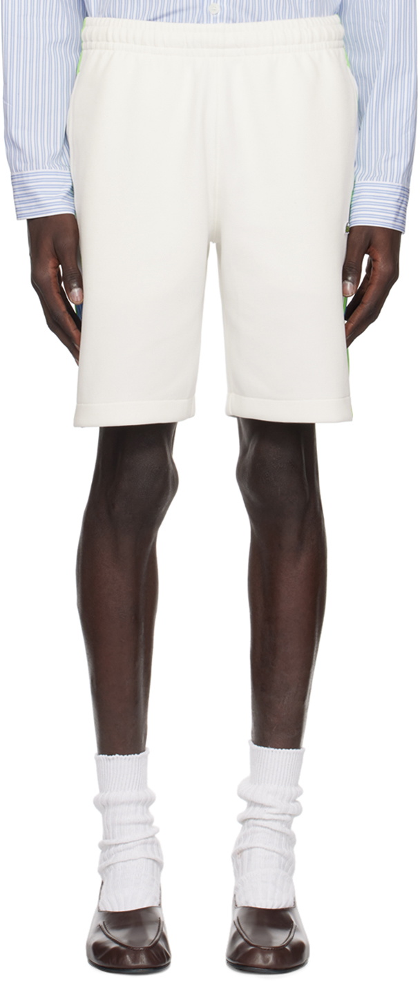Lacoste White Drawstring Shorts Lacoste