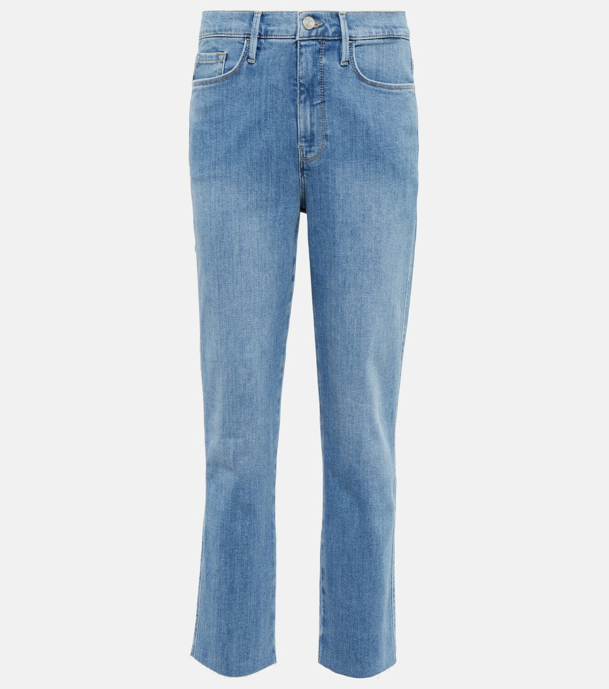 Frame - Le Sylvie straight-leg cropped jeans Frame Denim