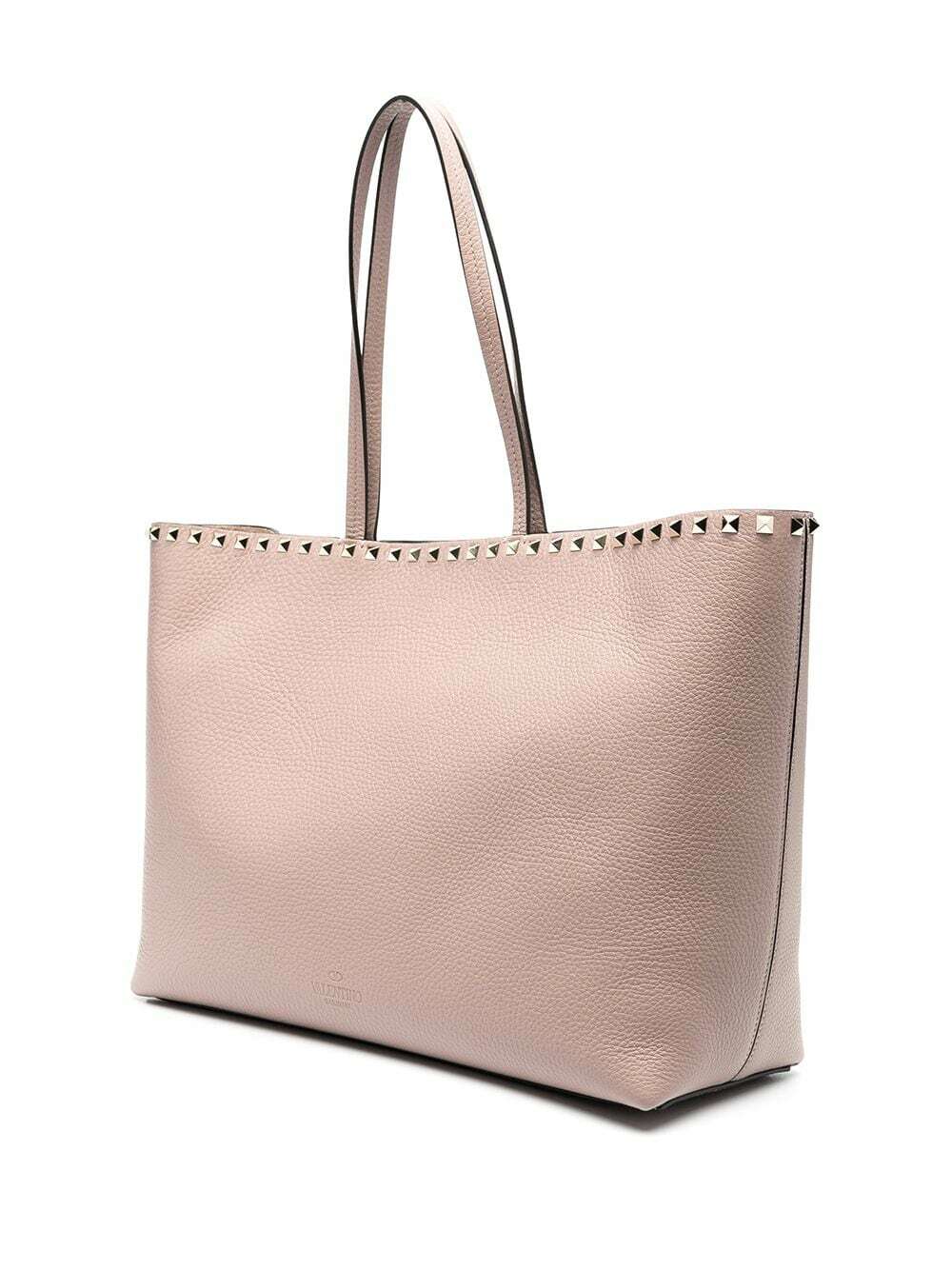 VALENTINO GARAVANI - Rockstud Leather Tote Bag Valentino Garavani