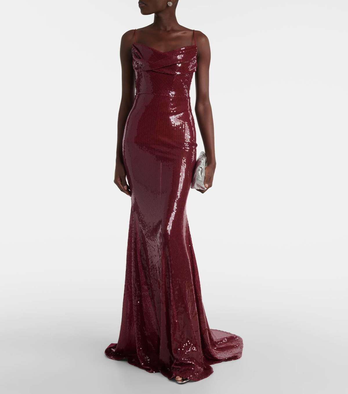 Alex Perry Sequined corset gown Alex Perry