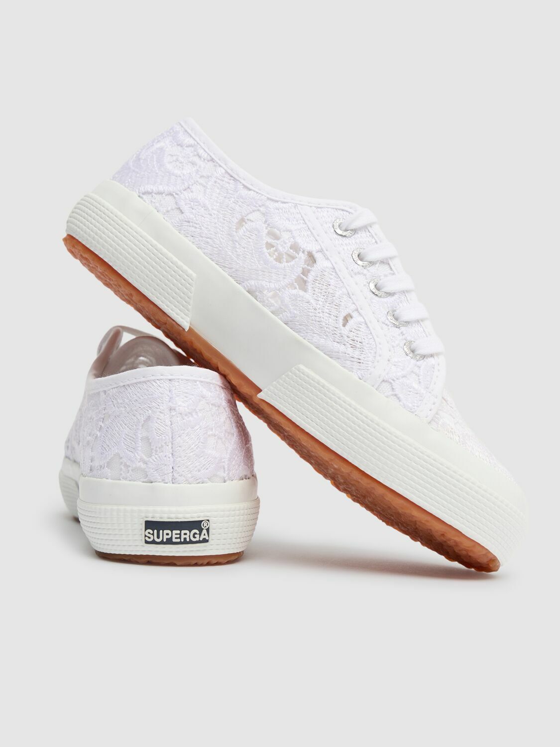 SUPERGA 2750-kids Macramé Lace-up Sneakers Superga