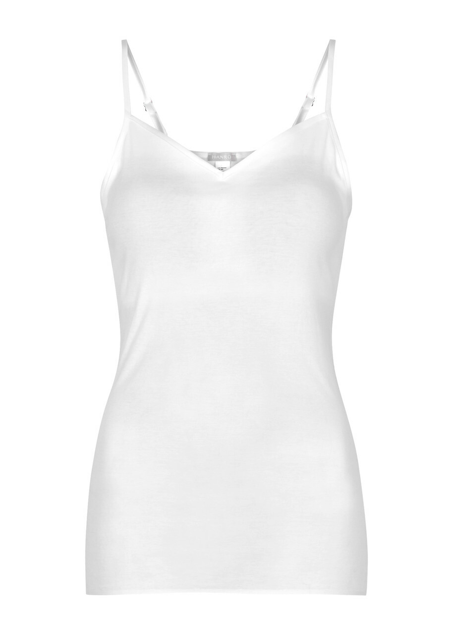 Hanro Seamless Padded Cotton top White Hanro