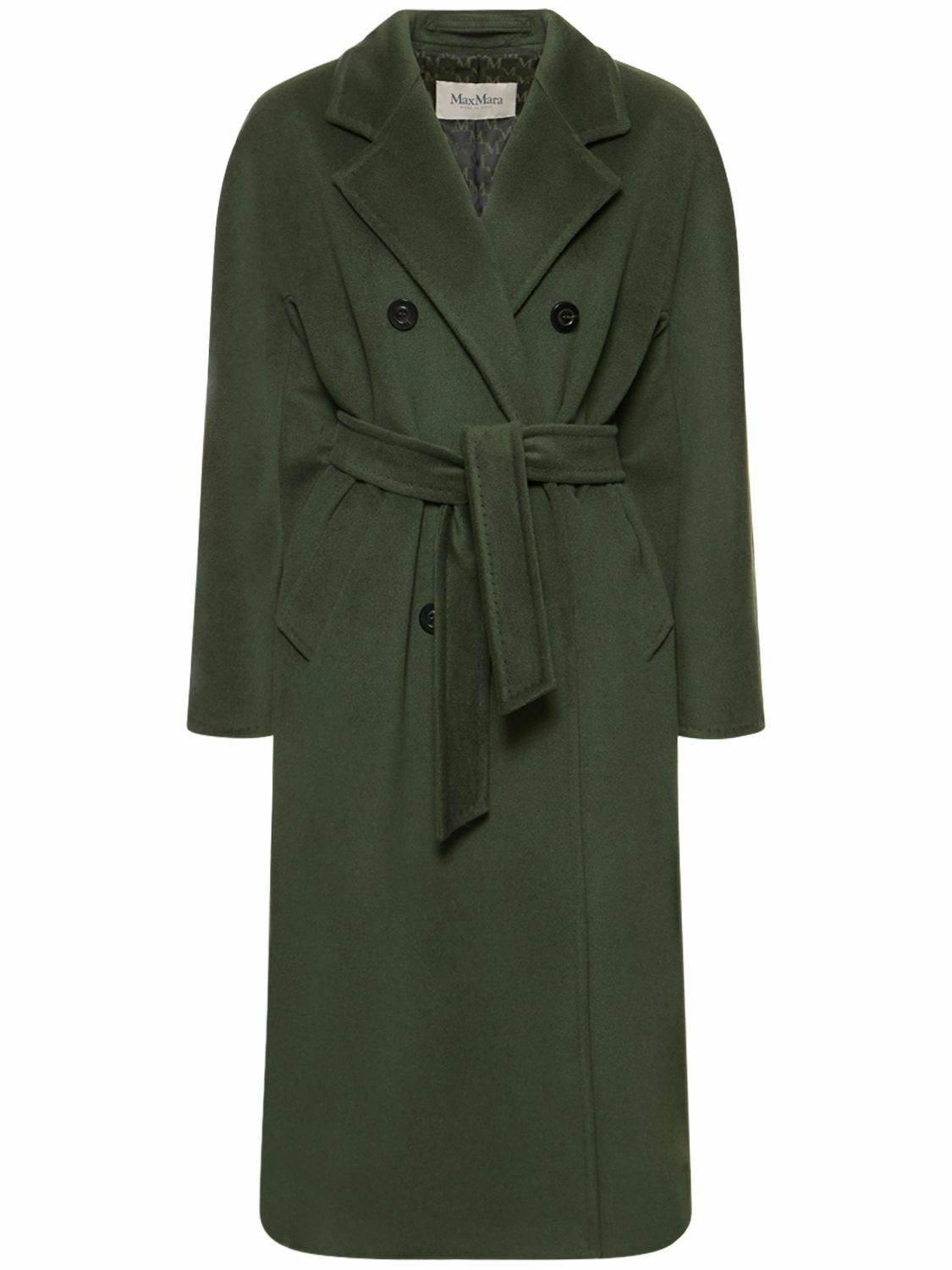 MAX MARA - Madame Double Breasted Wool Long Coat Max Mara