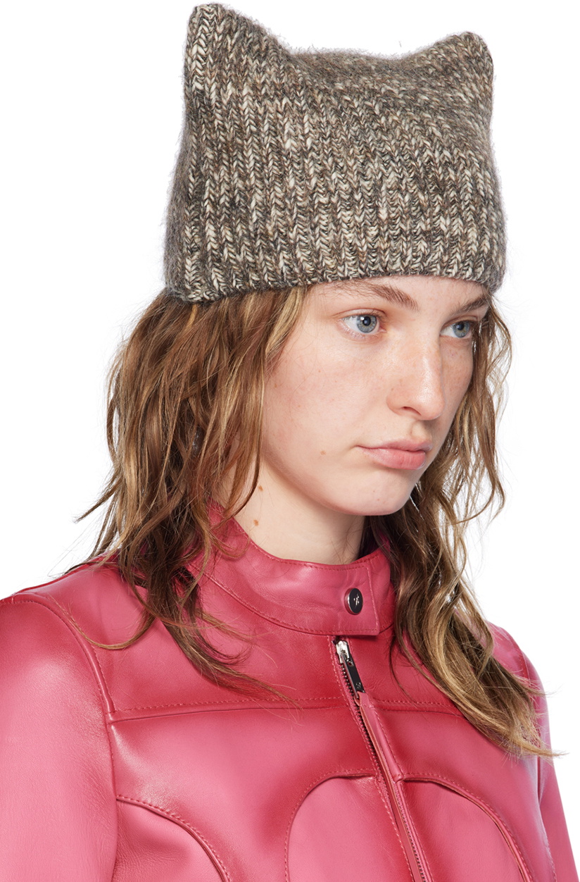 KNWLS Gray Precious Beanie KNWLS