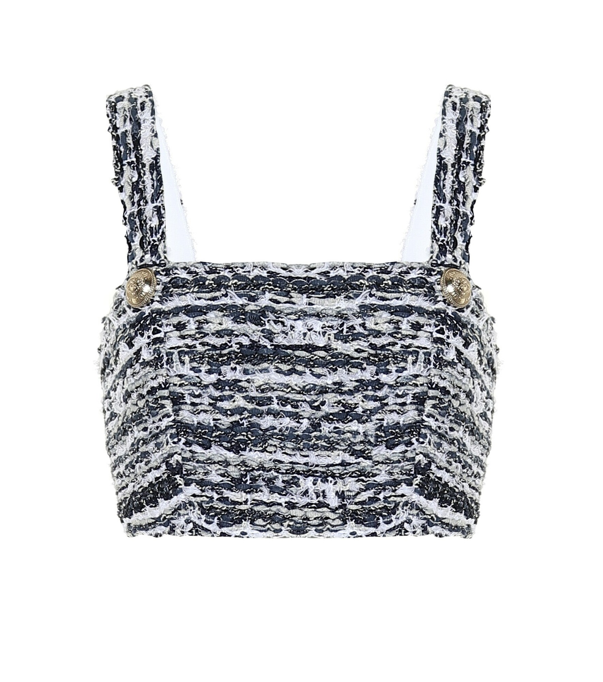 Balmain - Tweed crop top Balmain