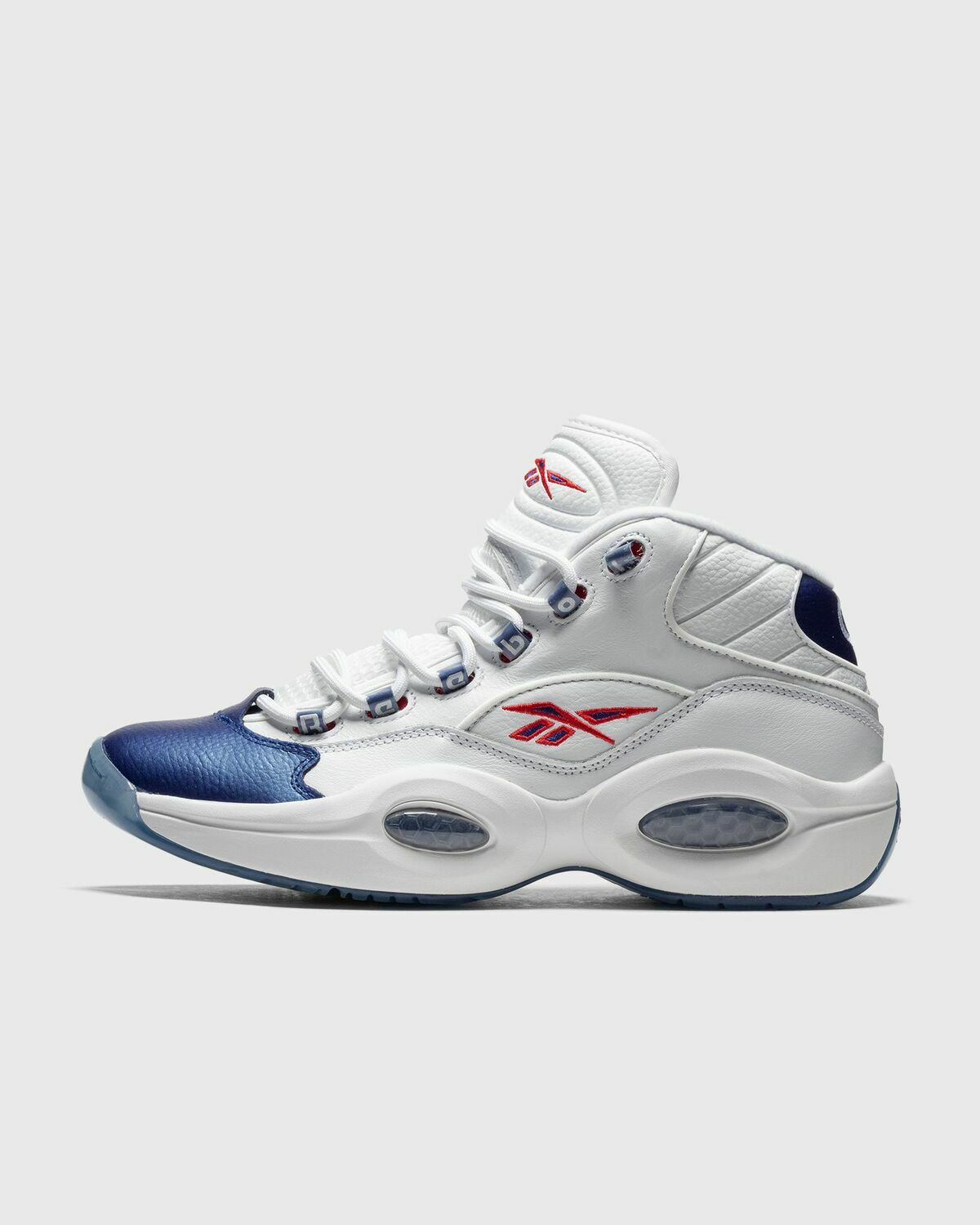 Reebok Question Mid 'blue Toe' White - Mens - Basketball Reebok