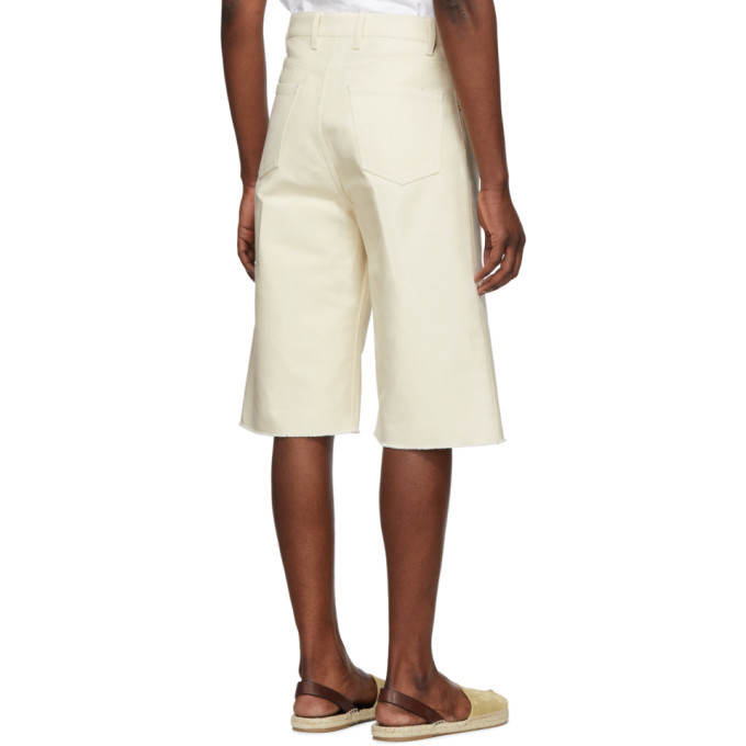 Linder Off-White Denim Dakota Shorts Linder