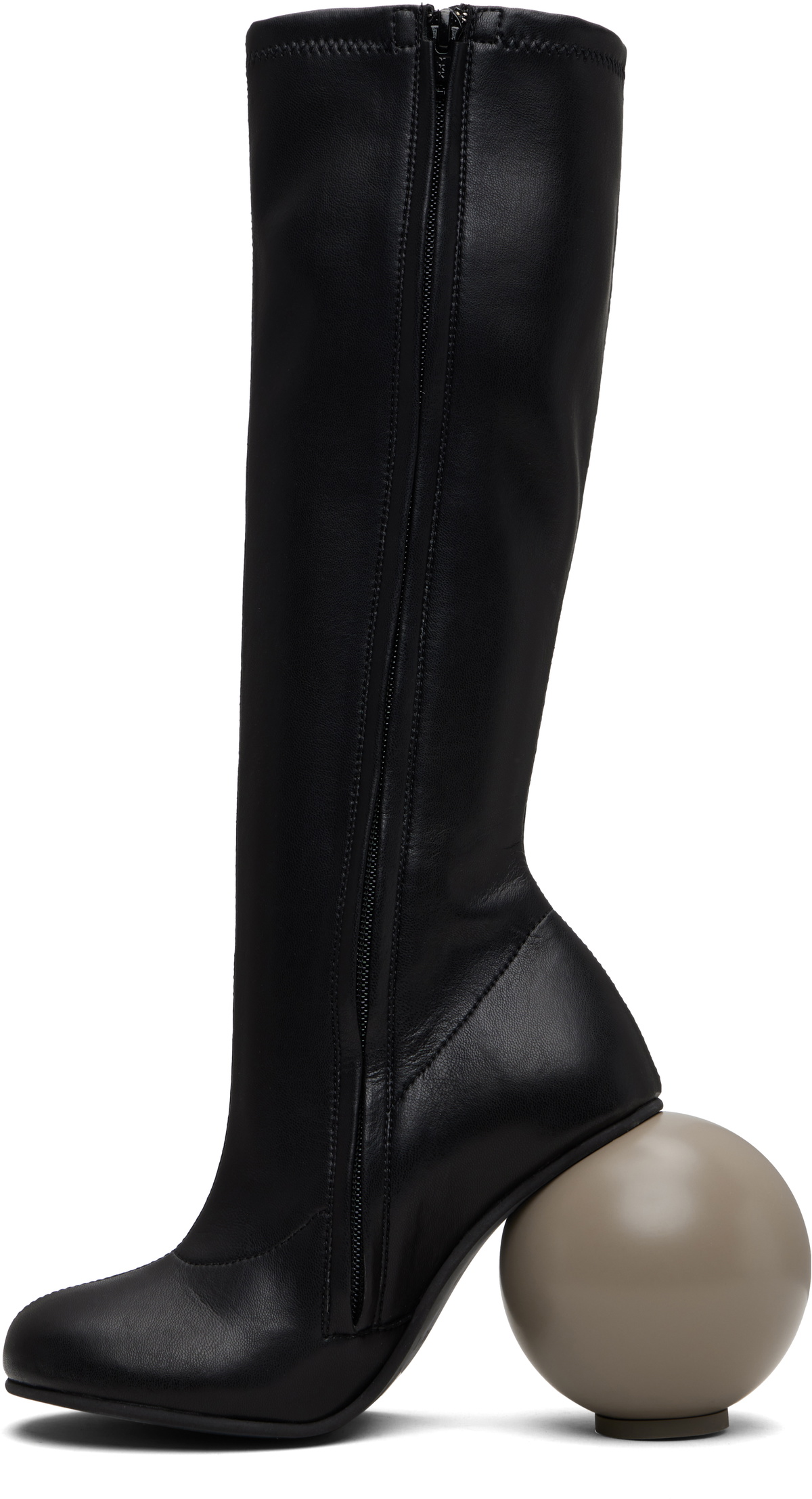 YUME YUME Black Ball Tall Boots Yume Yume