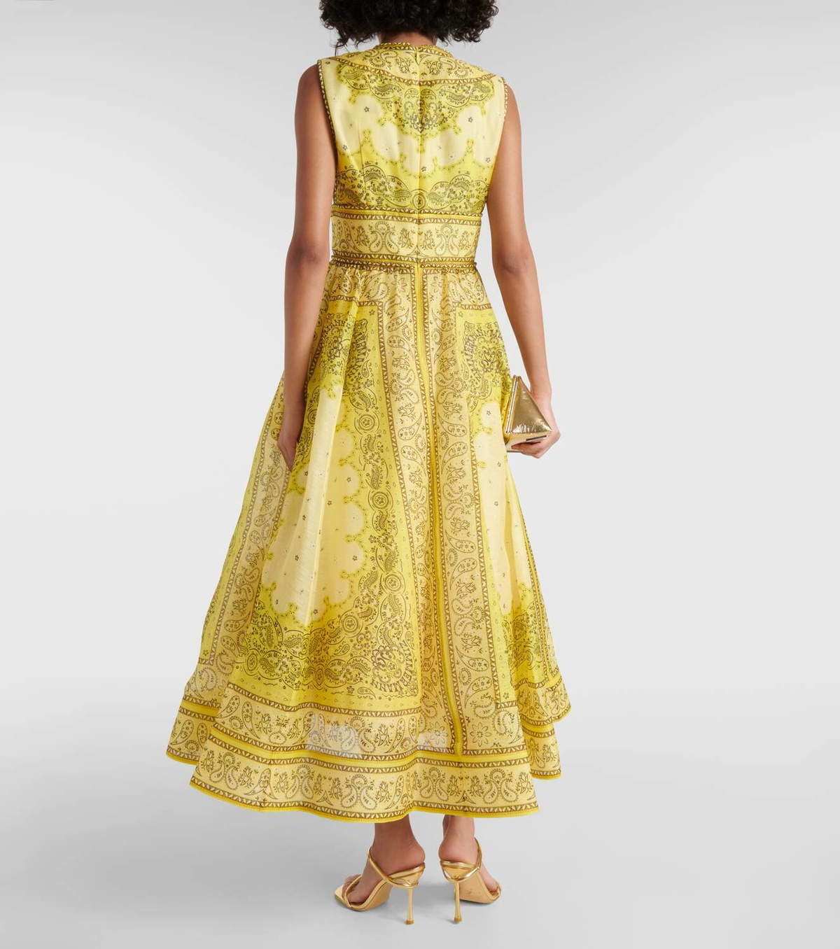 Zimmermann Matchmaker linen and silk gown Zimmermann