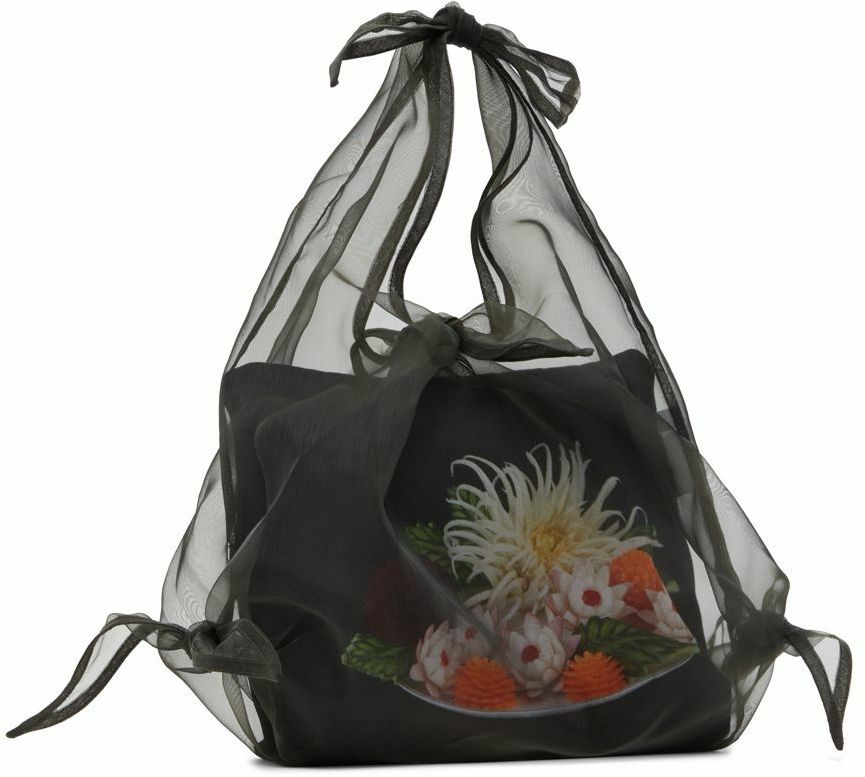 J.KIM Navy Polyester Handle Bag J.KIM