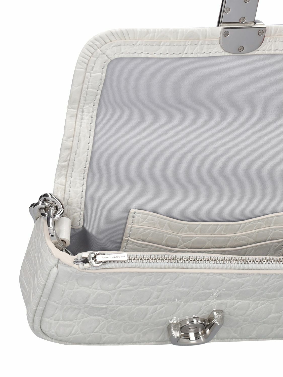 MARC JACOBS - The Mini Croc Embossed Shoulder Bag Marc Jacobs