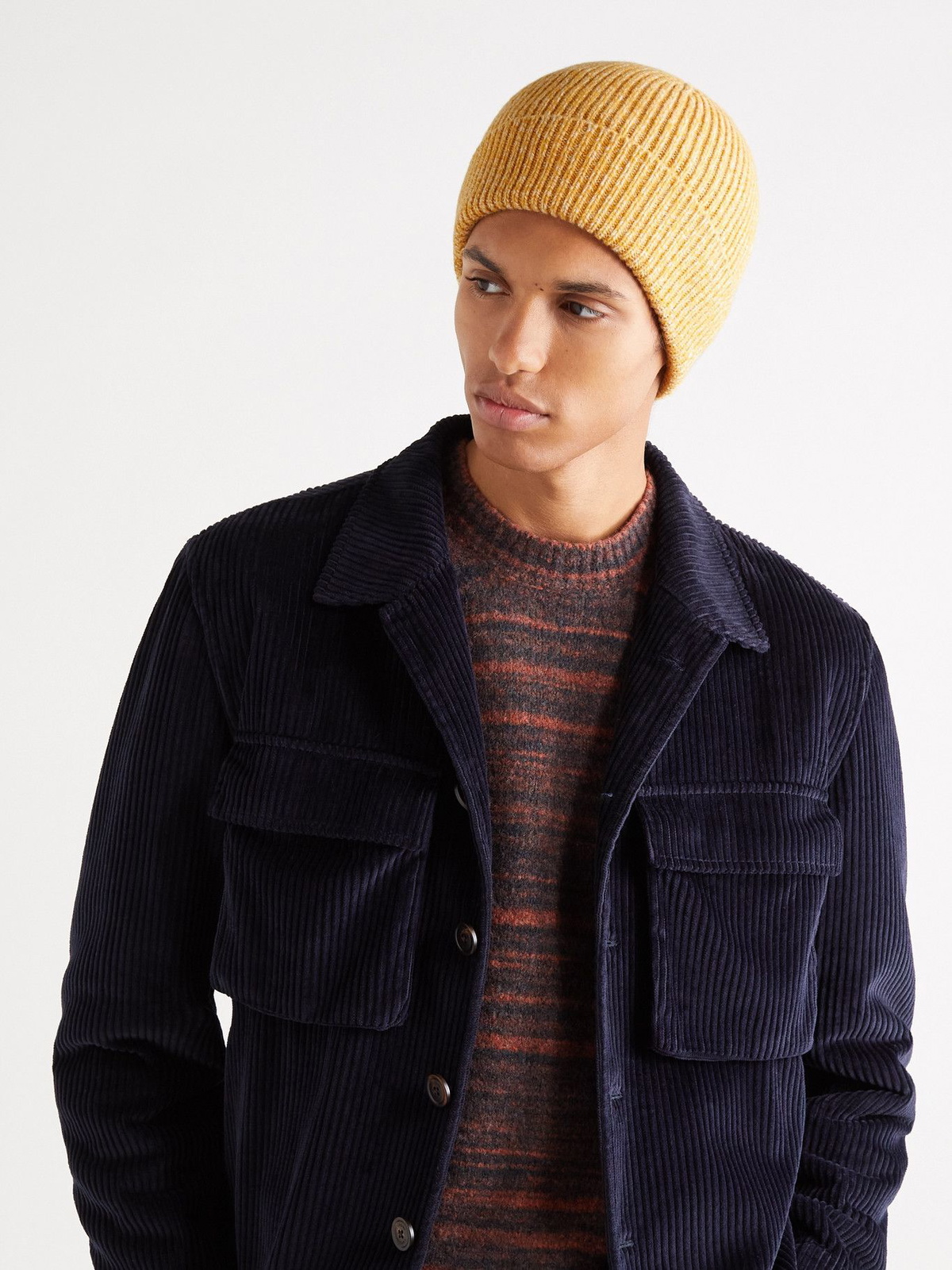 Mr P. - Ribbed Wool Beanie Mr P.