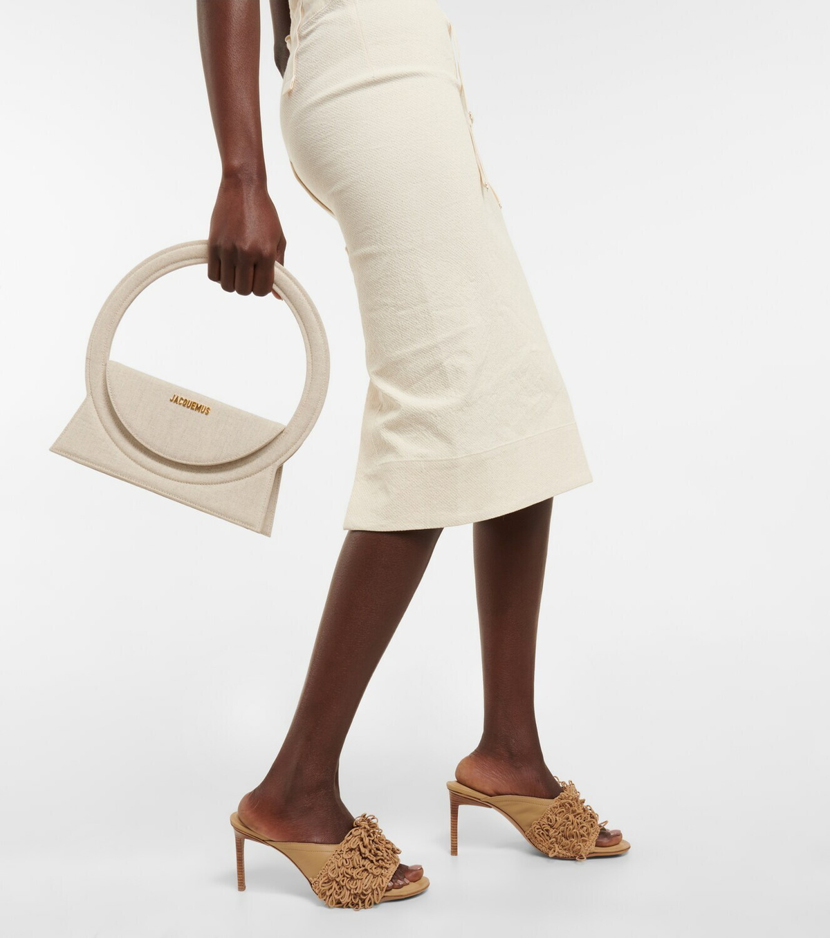 Jacquemus - Les Mules Aqua leather sandals Jacquemus