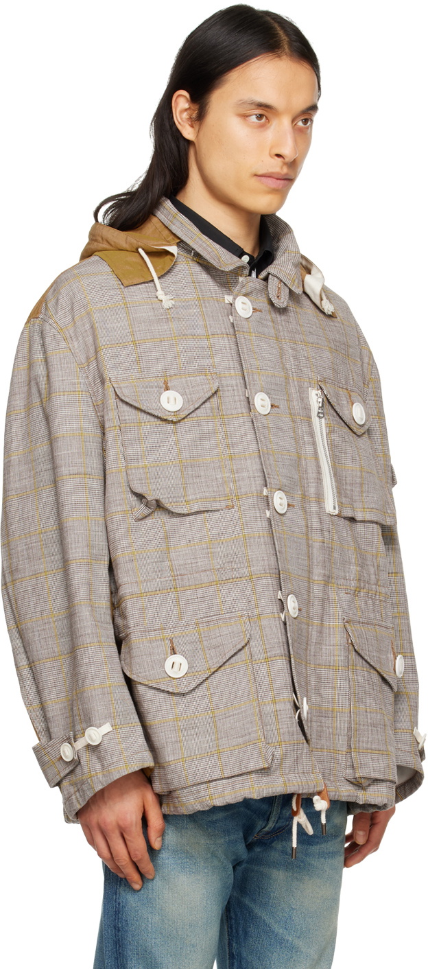 Junya Watanabe Brown Check Jacket Junya Watanabe