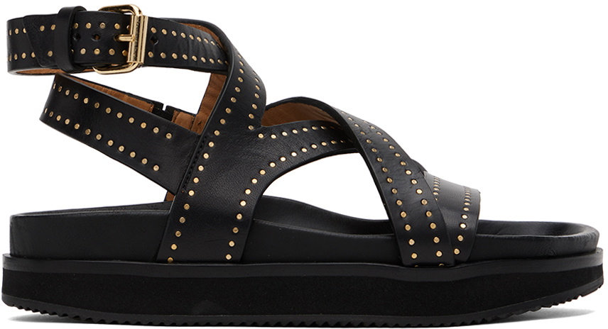 Isabel Marant Black Neryse Sandals Isabel Marant