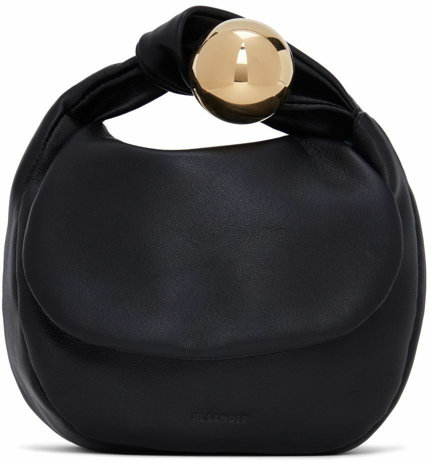 Jil Sander Black Small Sphere Pouch Jil Sander