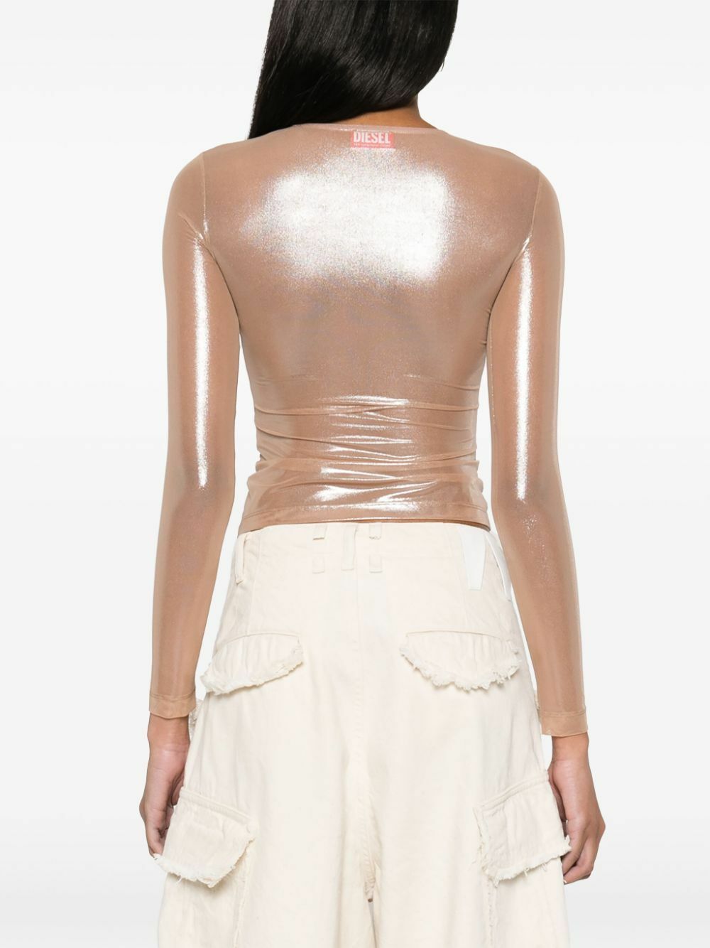 Diesel Neutral T-Clau-M1 Tulle Top Diesel