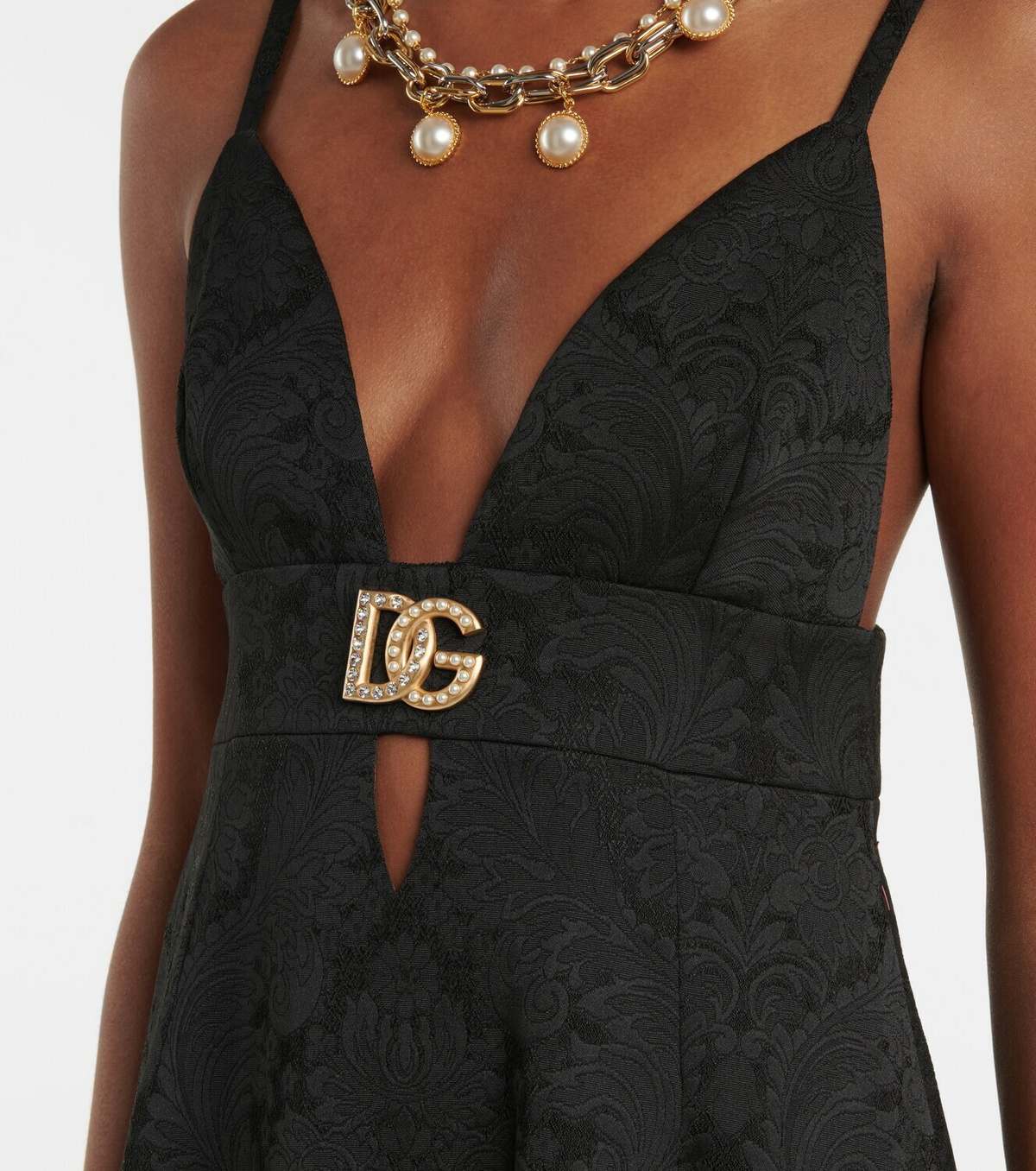 Dolceandgabbana Dg Jacquard Minidress Dolce And Gabbana