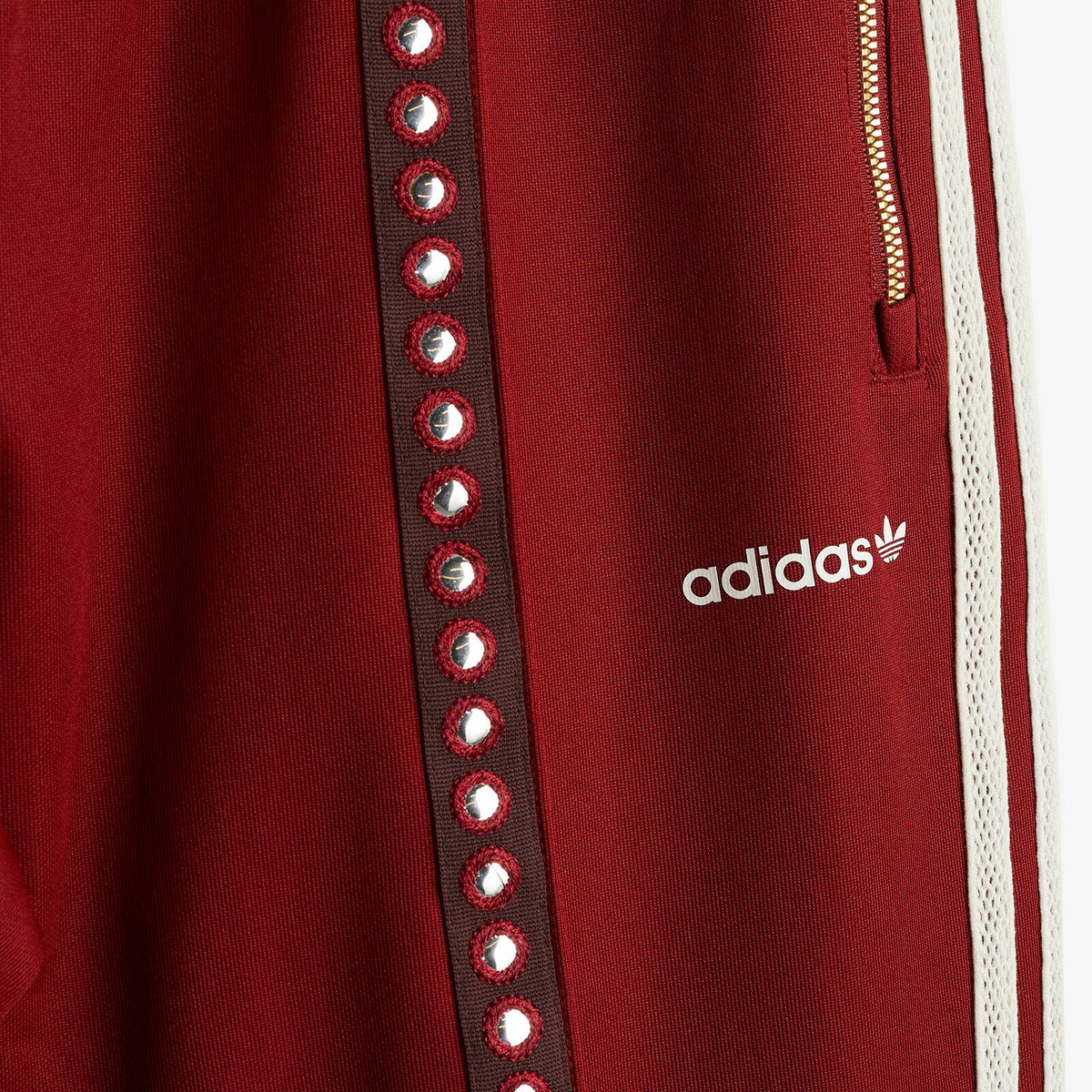 Adidas Originals Retro Sports Track Pant in Rust Red adidas