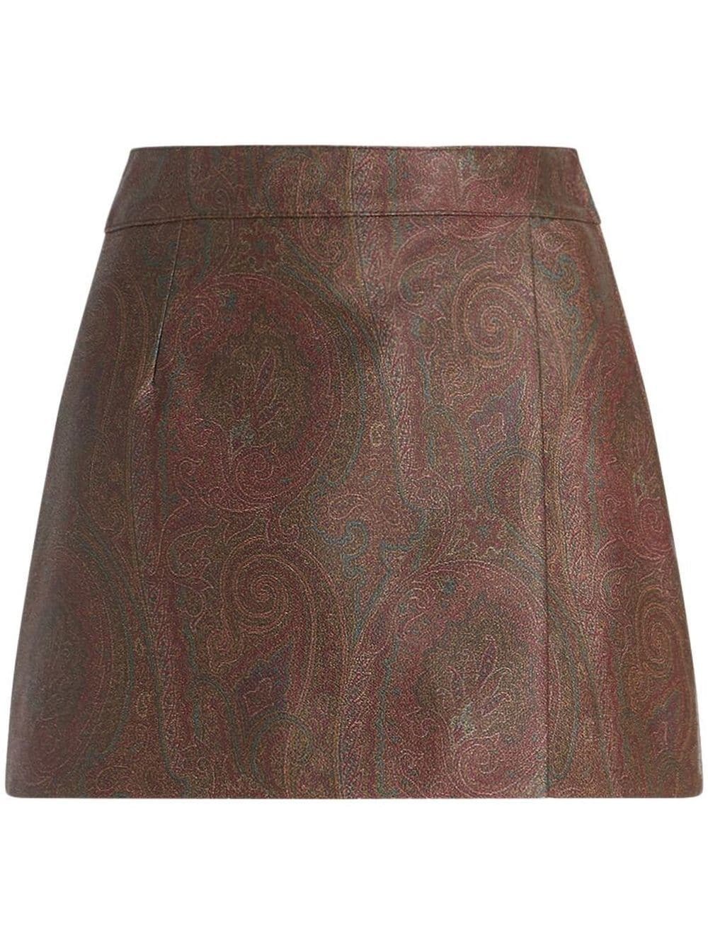 ETRO - Paisley Print Mini Skirt Etro