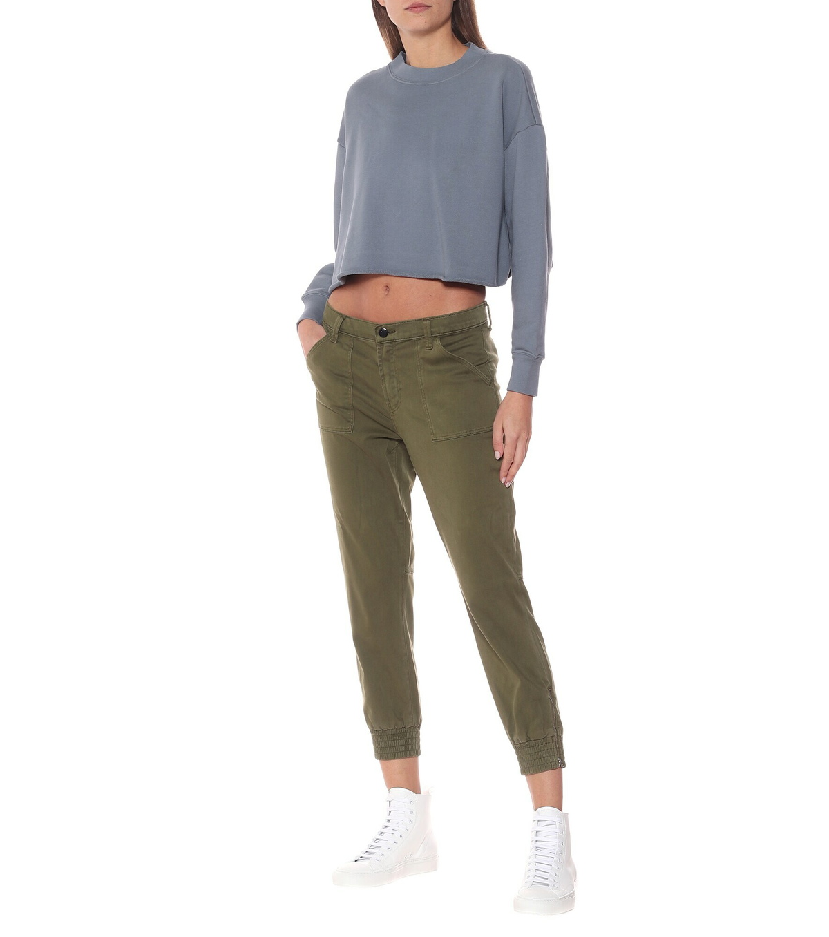 J Brand - Wendy cotton-jersey sweatshirt J Brand