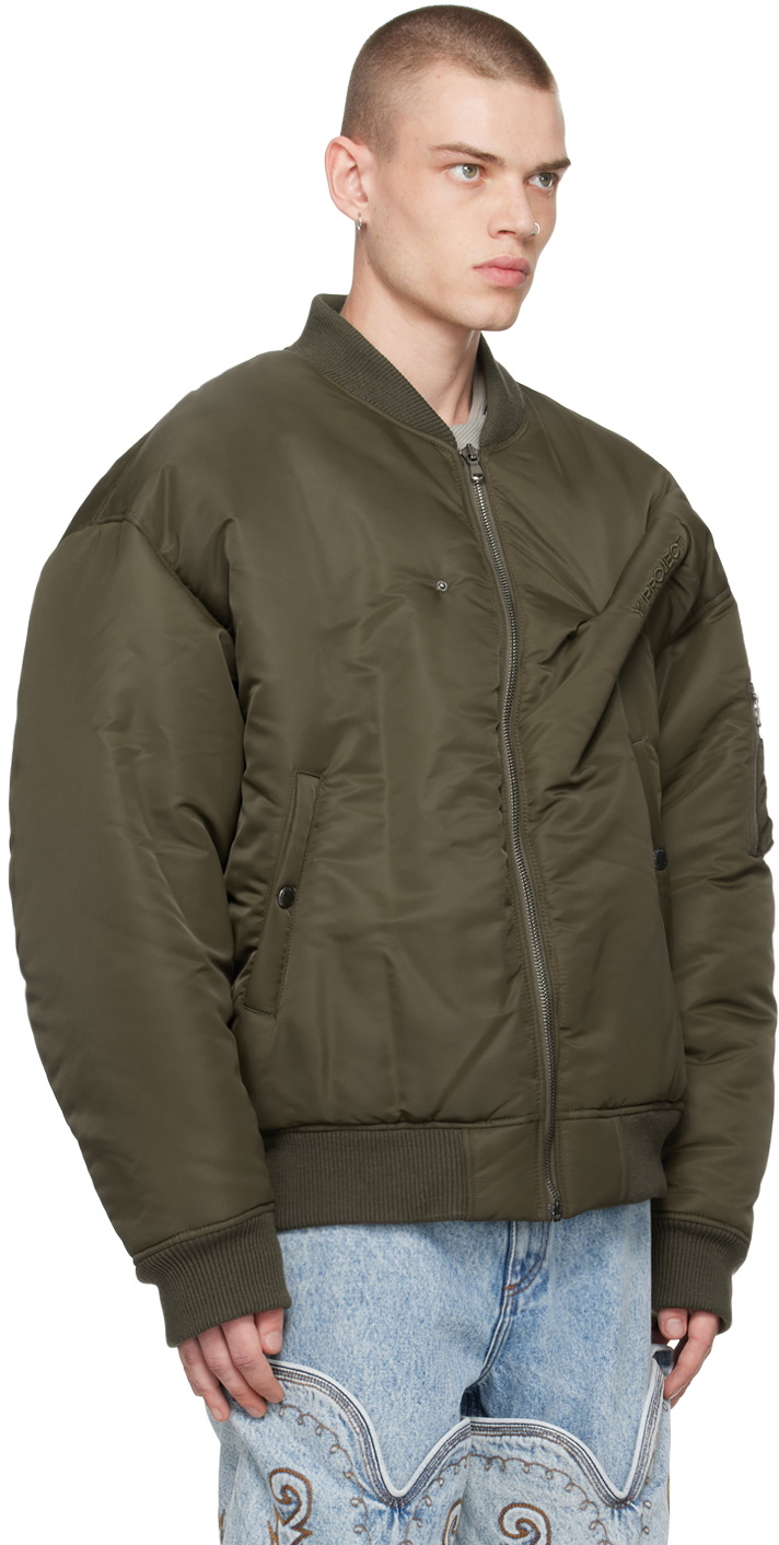 Y/Project Khaki Pinched Bomber Jacket Y/Project