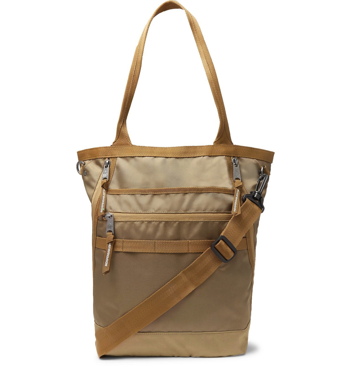 Indispensable - Snatch 2Way Nylon Tote Bag - Brown Indispensable