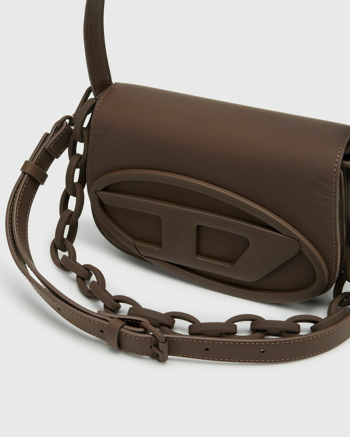 Diesel 1 Dr 1 Dr Shoulder Bag Brown Handbags Diesel
