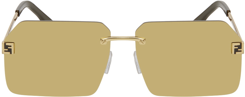 Fendi Gold Sky Sunglasses Fendi
