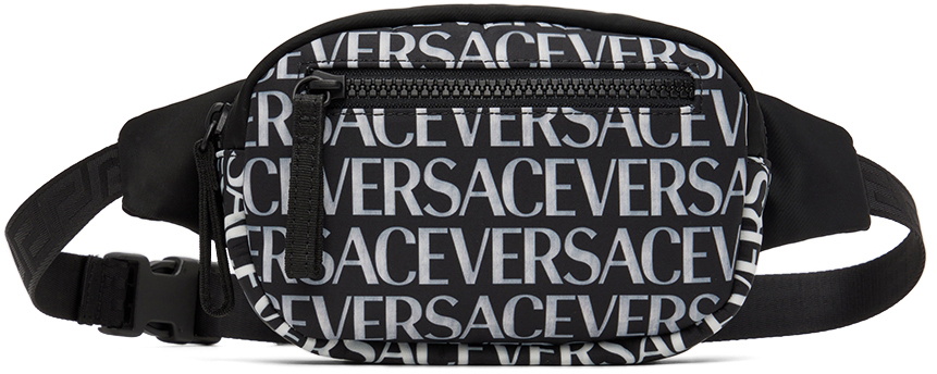 Versace Kids Black Allover Bag Versace